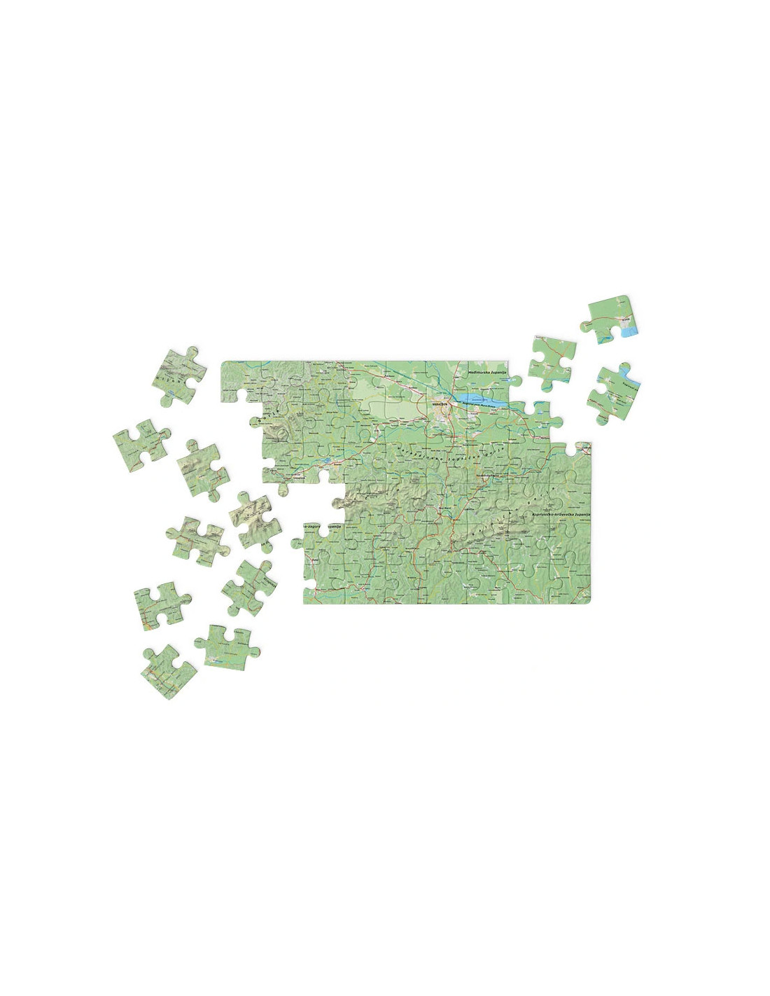 StoreStil|Varaždin county puzzle map
