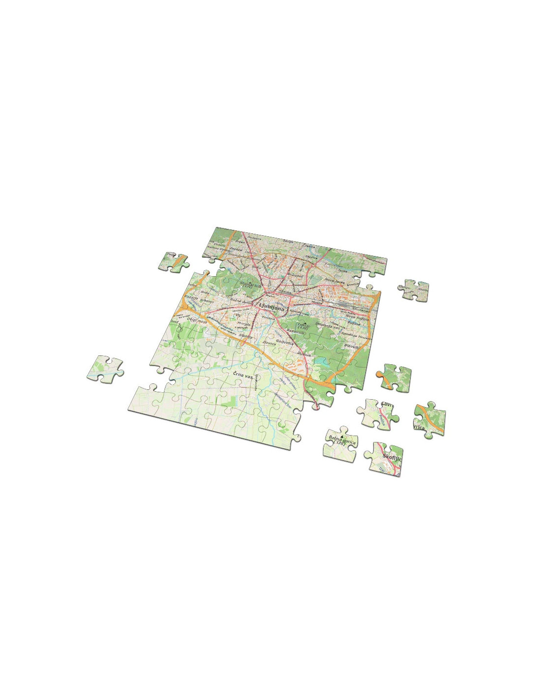 StoreStil|Ljubljana map puzzle