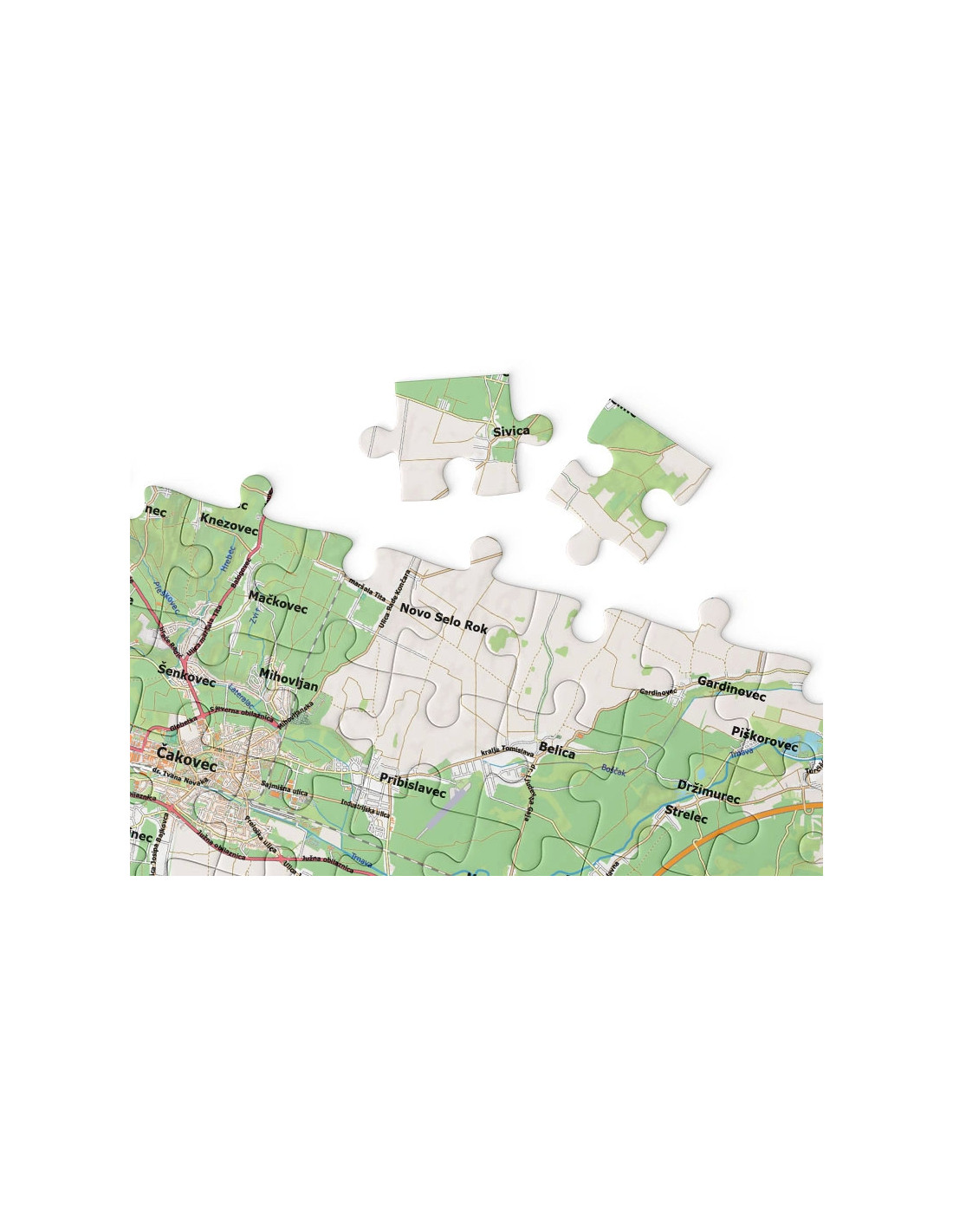 StoreStil|Međimurje county map puzzle