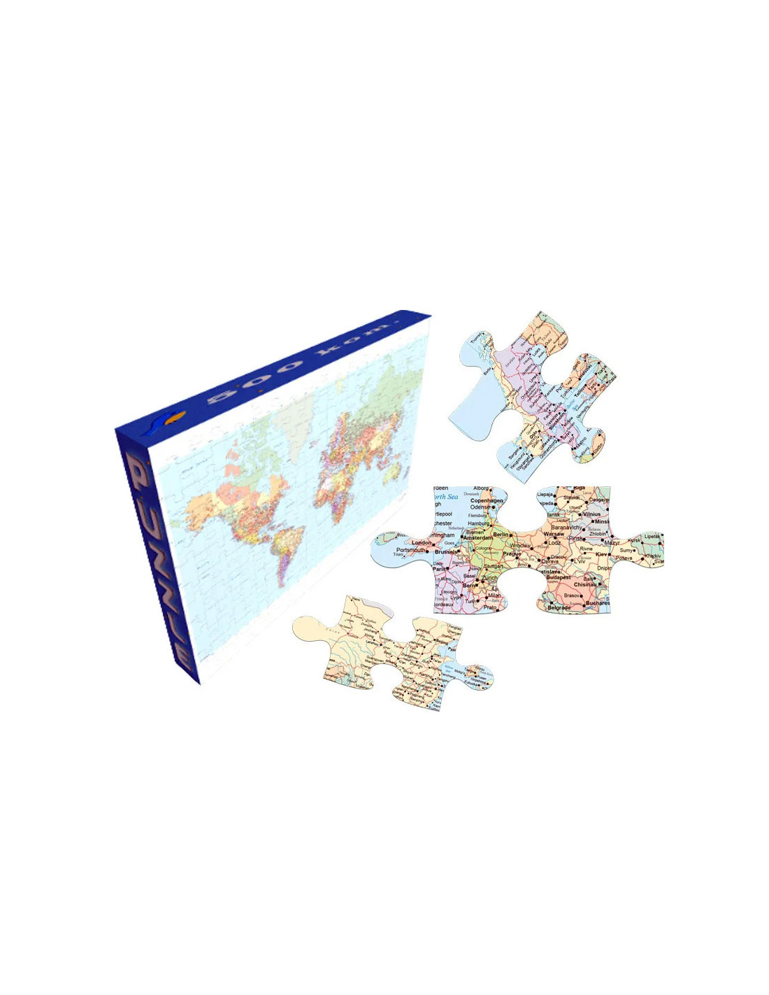 Shop Puzzle map countries: geographical puzzle maps