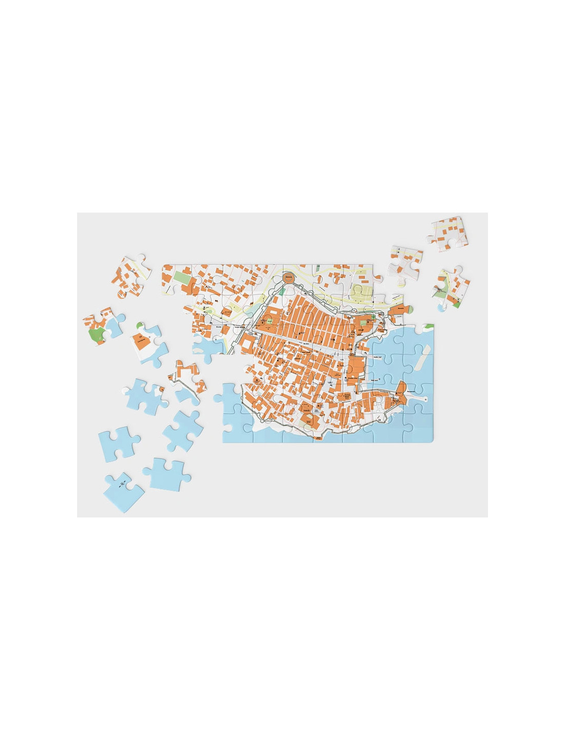 StoreStil|Dubrovnik - tourist map puzzle