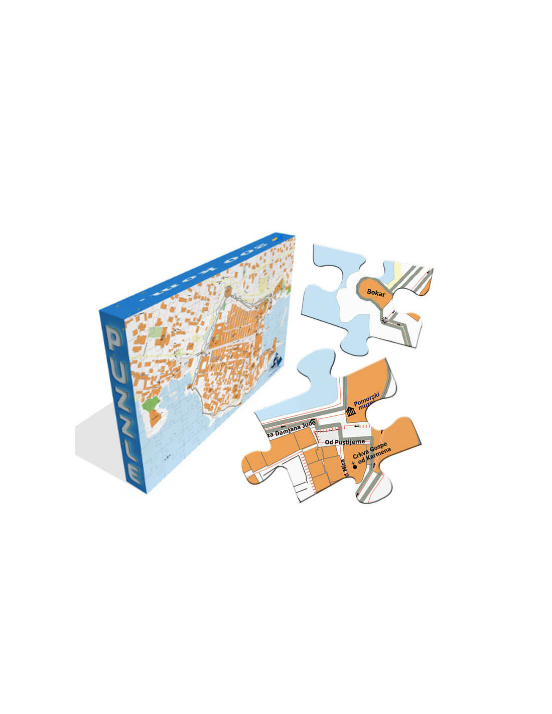 StoreStil|Dubrovnik - tourist map puzzle