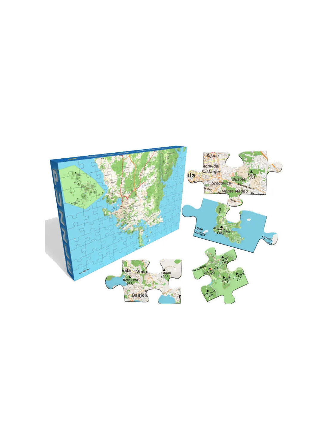 StoreStil|Map of Pula puzzle